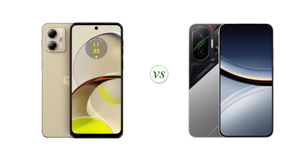 Motorola Moto G14 vs POCO F7: Side by Side Specs Comparison