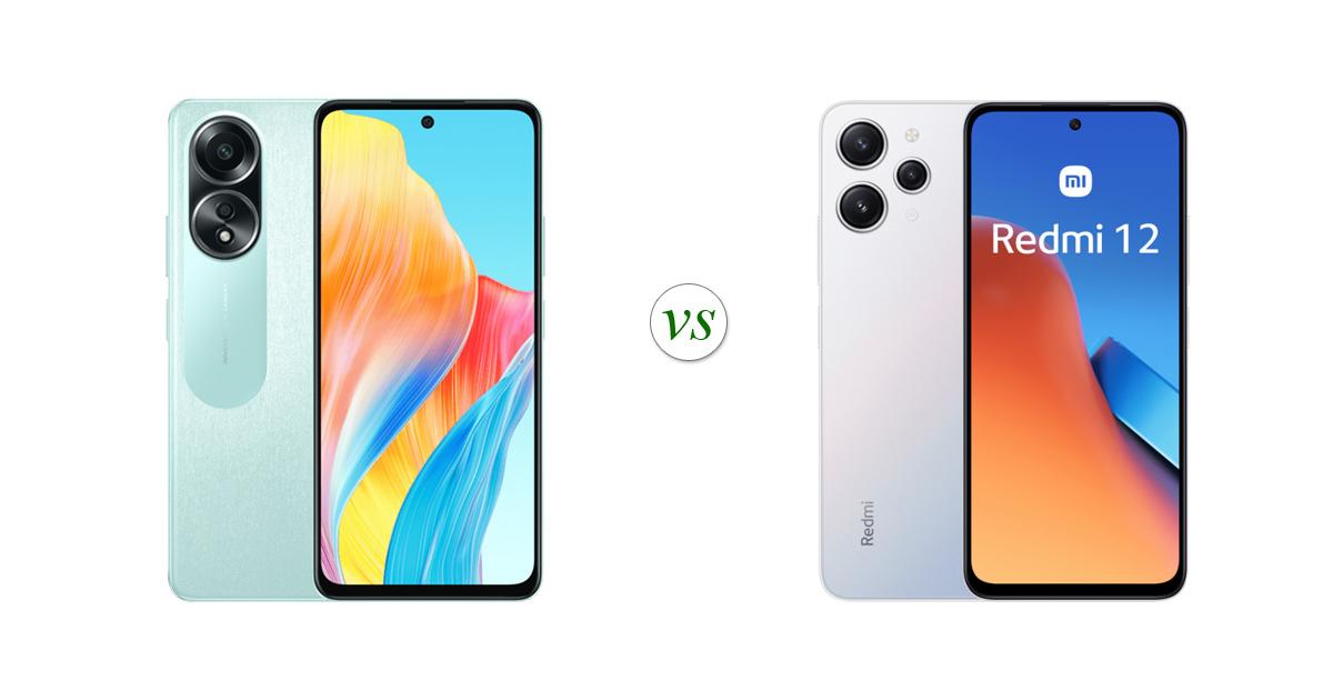 OPPO A58 vs Xiaomi Redmi 12: Side by Side Specs Comparison