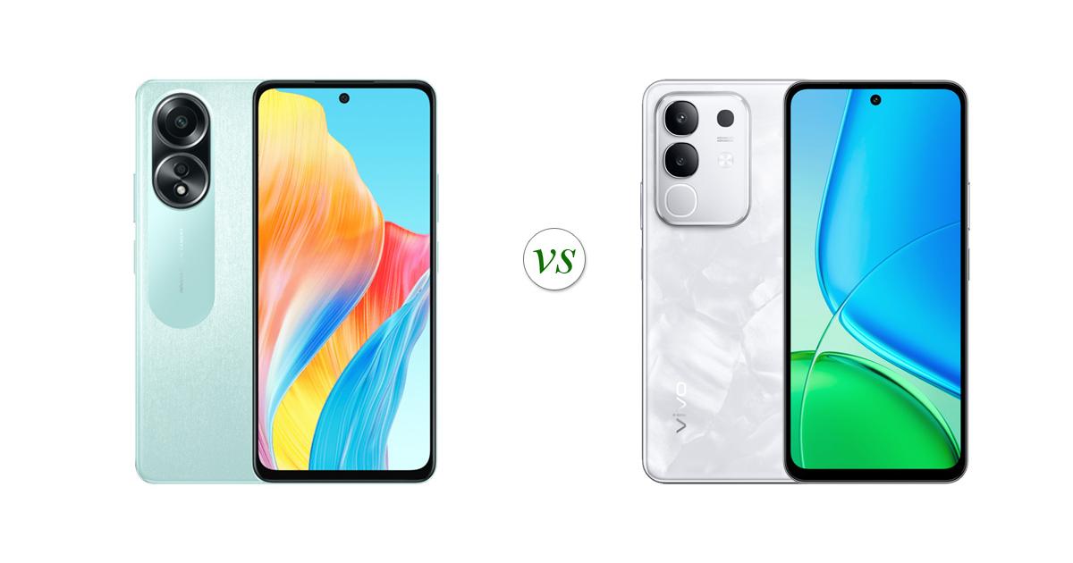 OPPO A58 vs vivo Y29: Side by Side Specs Comparison