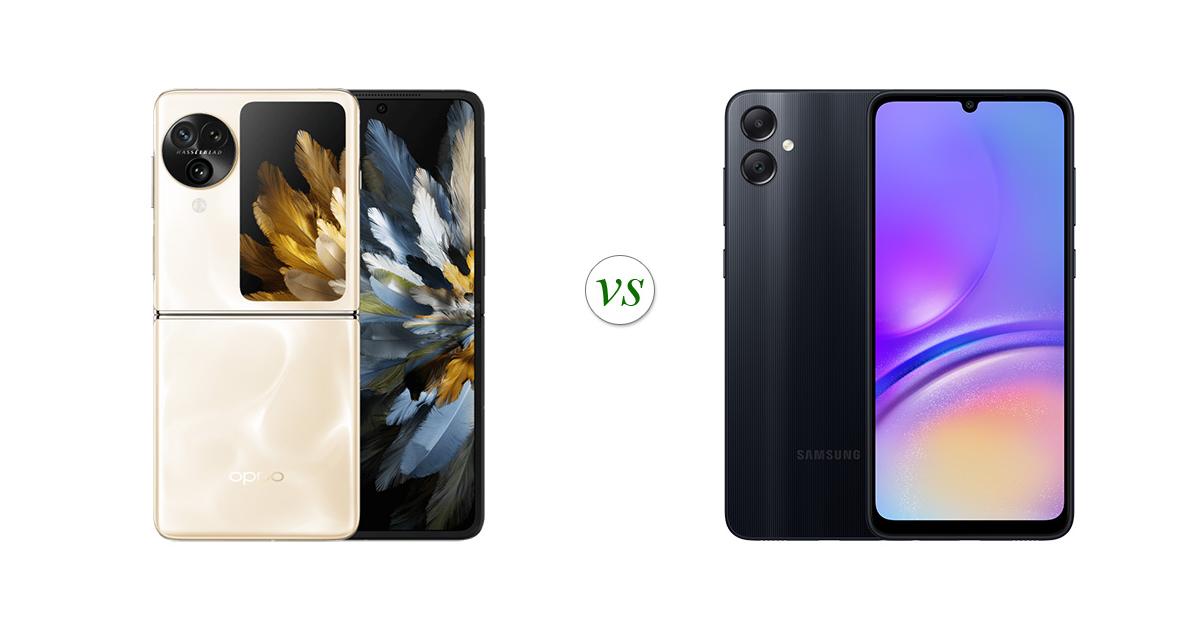 OPPO Find N3 Flip vs Samsung Galaxy A05: Side by Side Specs Comparison