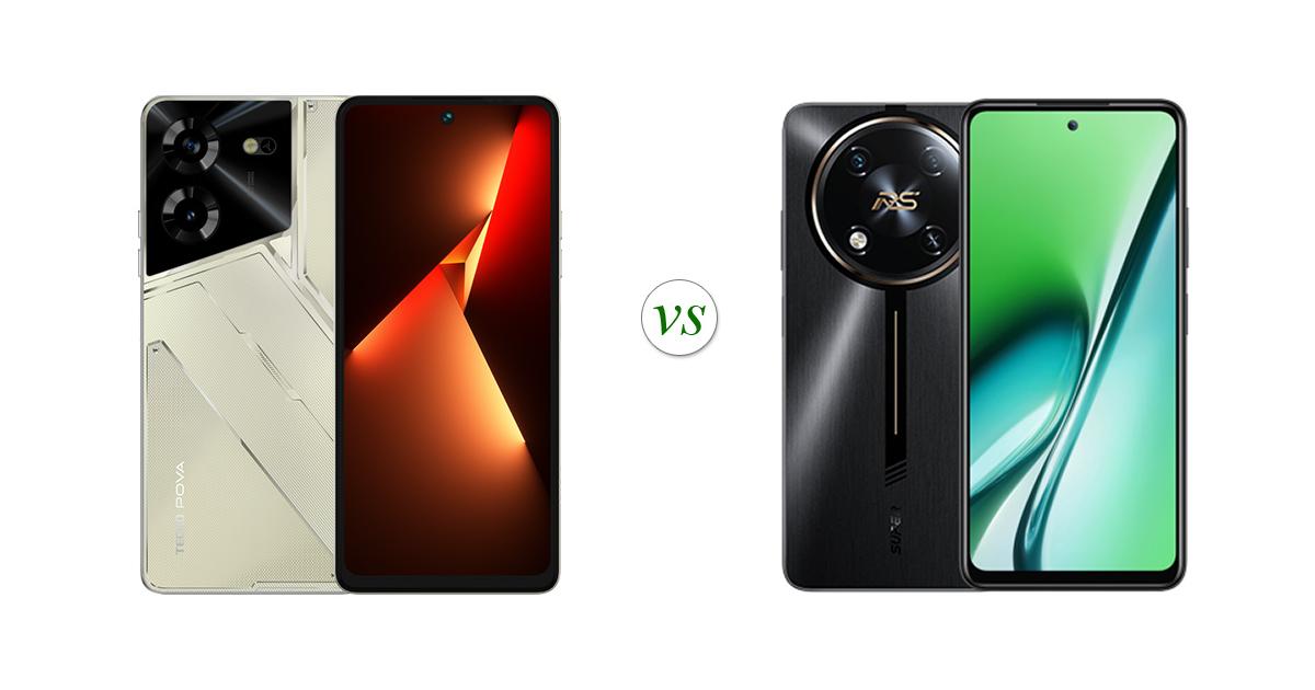 TECNO POVA 5 vs itel RS4: Side by Side Specs Comparison