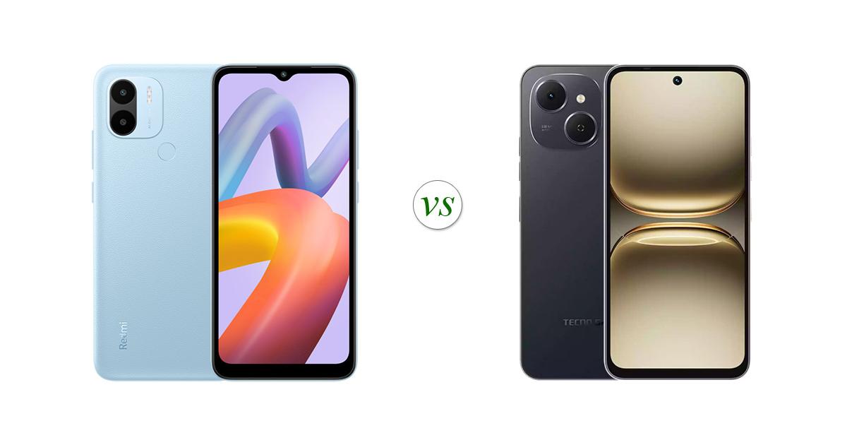 Xiaomi Redmi A2+ vs TECNO SPARK 40C: Side by Side Specs Comparison