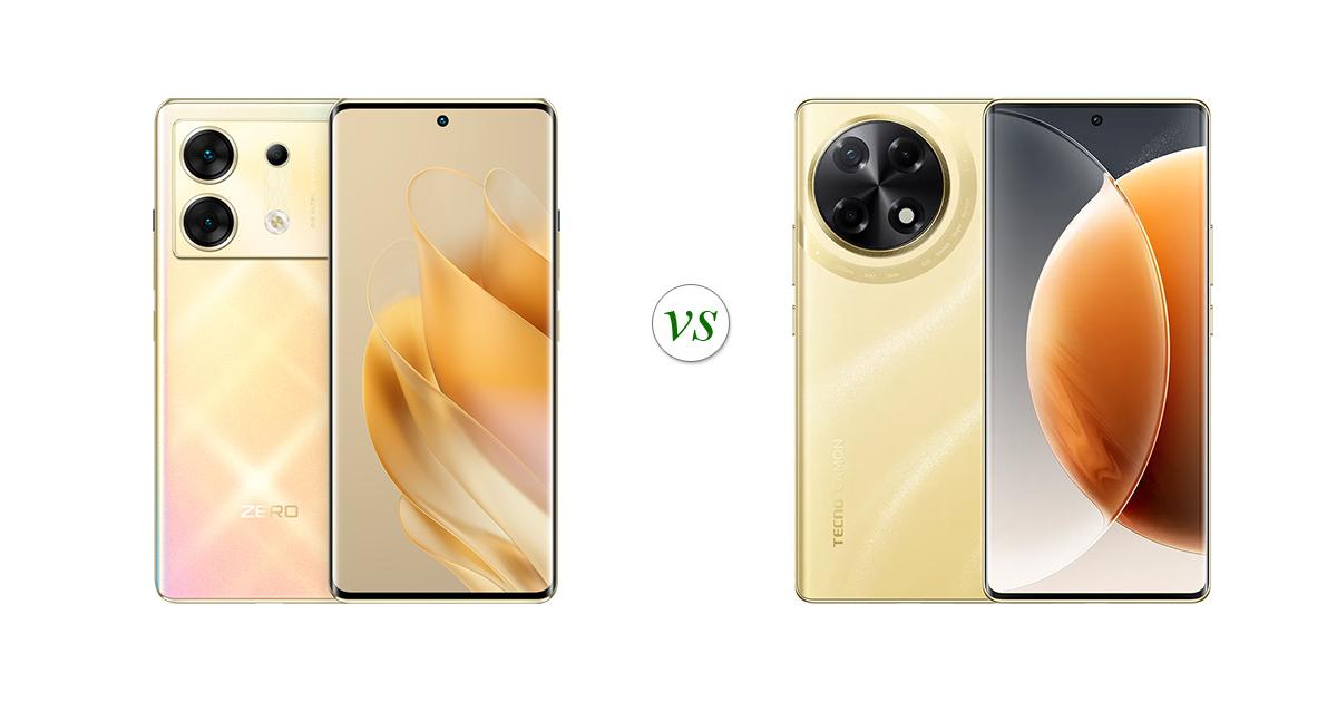 Infinix ZERO 30 5G vs TECNO CAMON 30S: Side by Side Specs Comparison