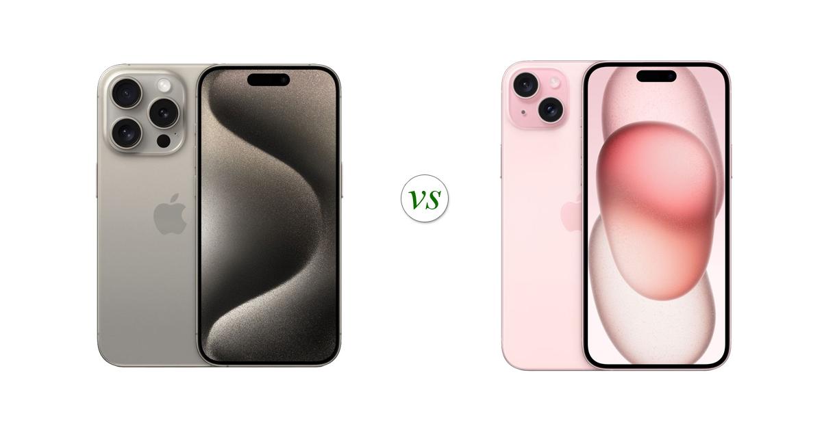 Apple iPhone 15 Pro vs Apple iPhone 15 Plus: Side by Side Specs Comparison