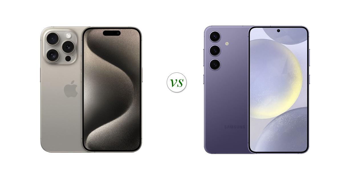 Apple iPhone 15 Pro vs Samsung Galaxy S24+: Side by Side Specs Comparison