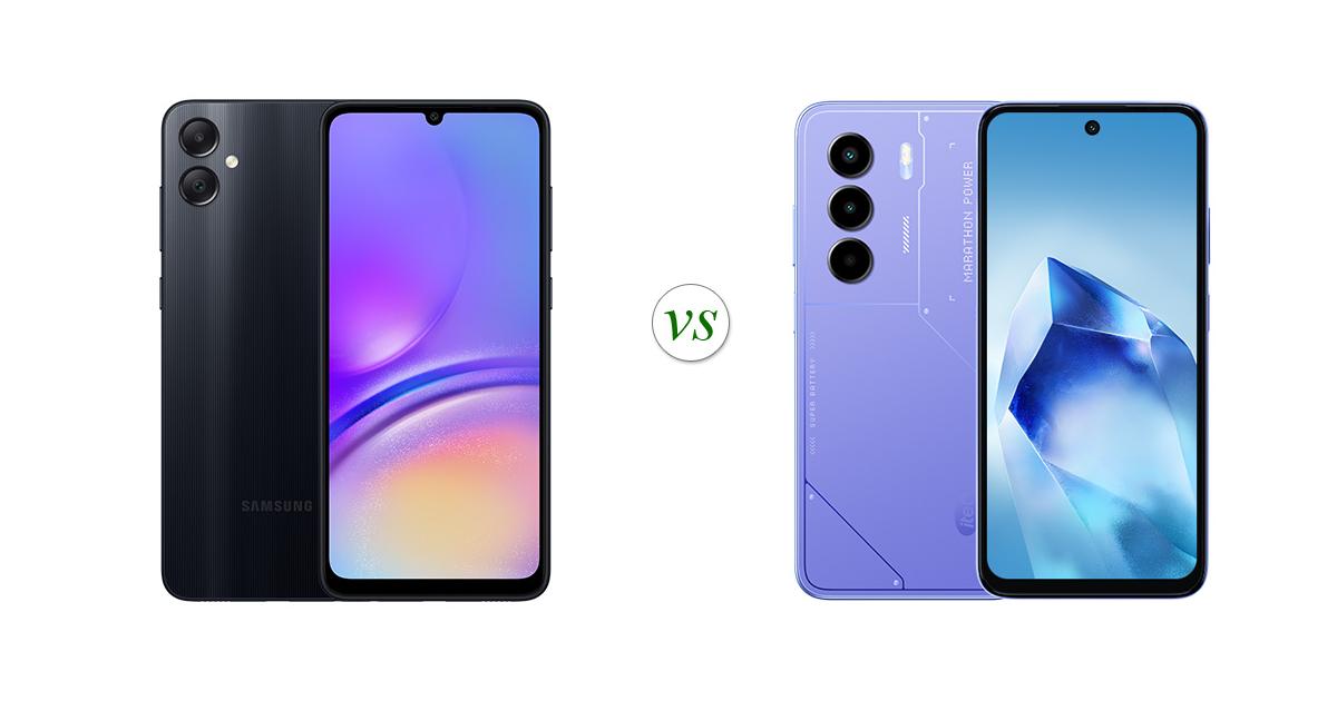 Samsung Galaxy A05 vs itel Power 70: Side by Side Specs Comparison