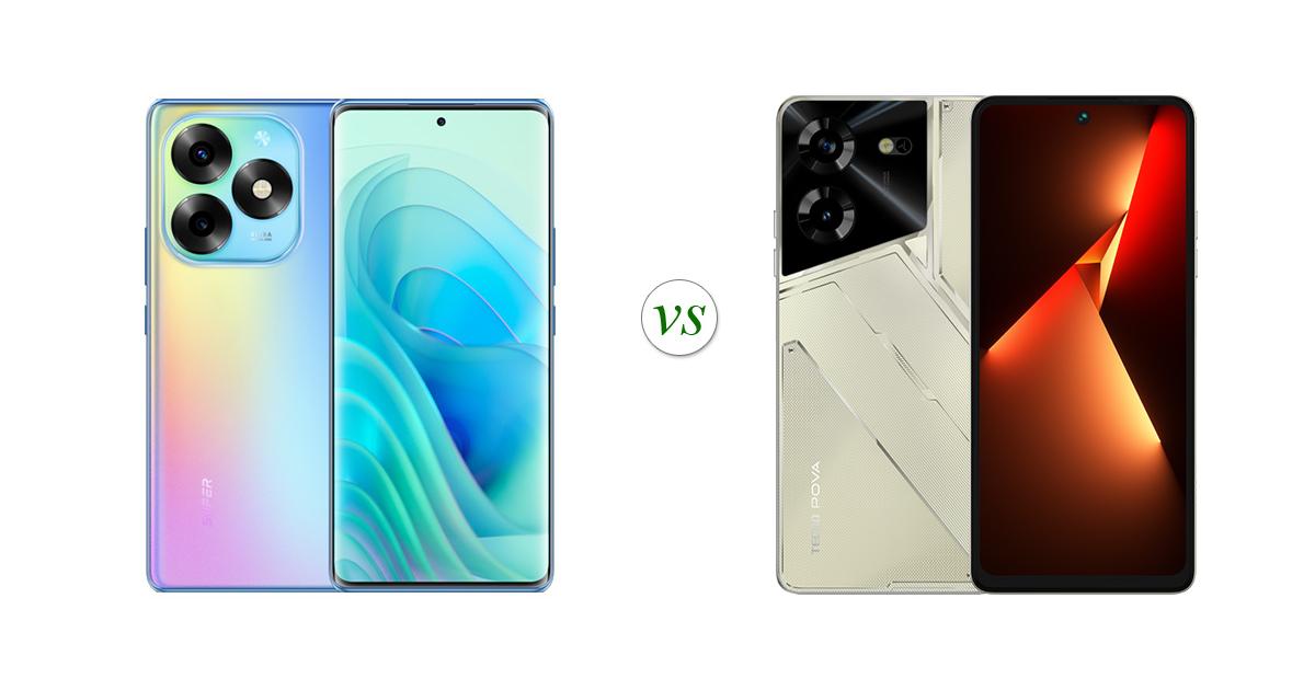 itel S23+ vs TECNO POVA 5: Side by Side Specs Comparison