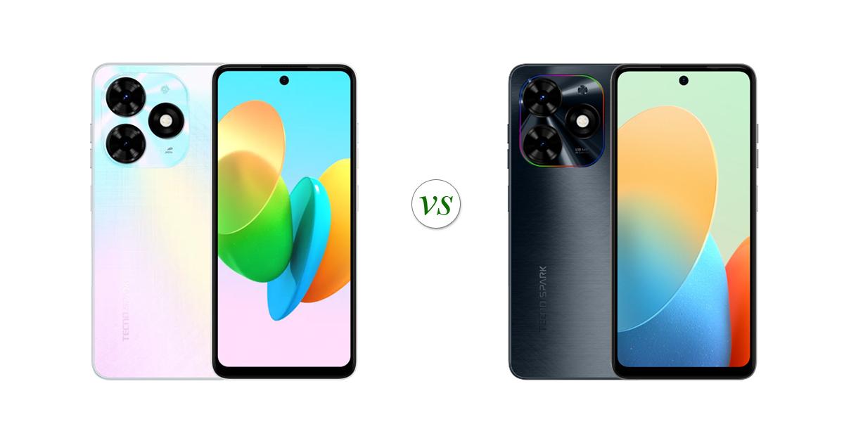 TECNO SPARK 20C vs TECNO SPARK Go 2024: Side by Side Specs Comparison