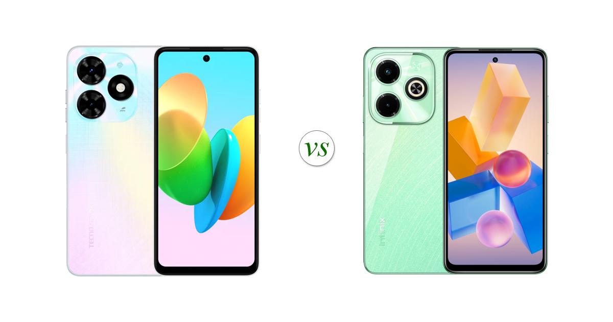 TECNO SPARK 20C vs Infinix Hot 40i: Side by Side Specs Comparison