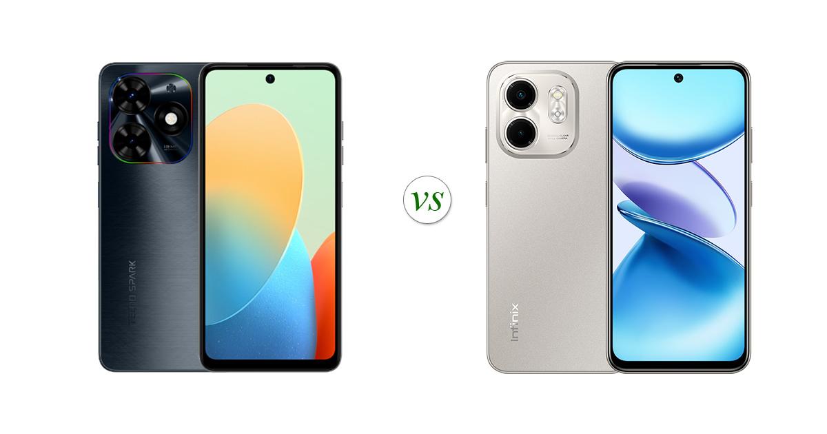 TECNO SPARK Go 2024 vs Infinix SMART 9: Side by Side Specs Comparison