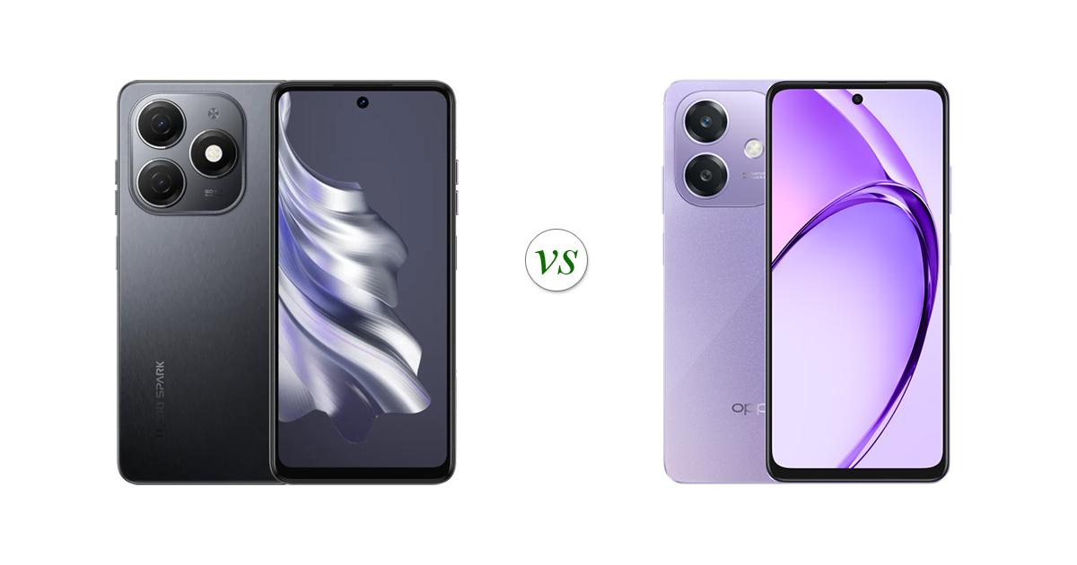 TECNO SPARK 20 vs OPPO A3: Side by Side Specs Comparison