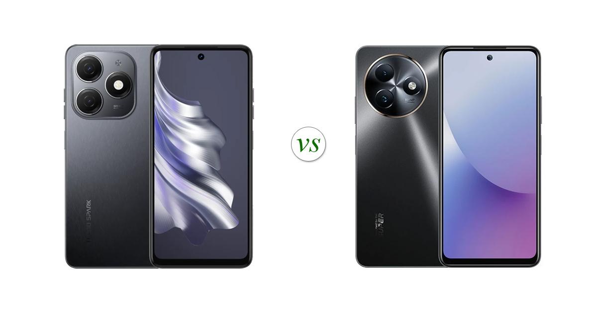 TECNO SPARK 20 vs itel S24: Side by Side Specs Comparison