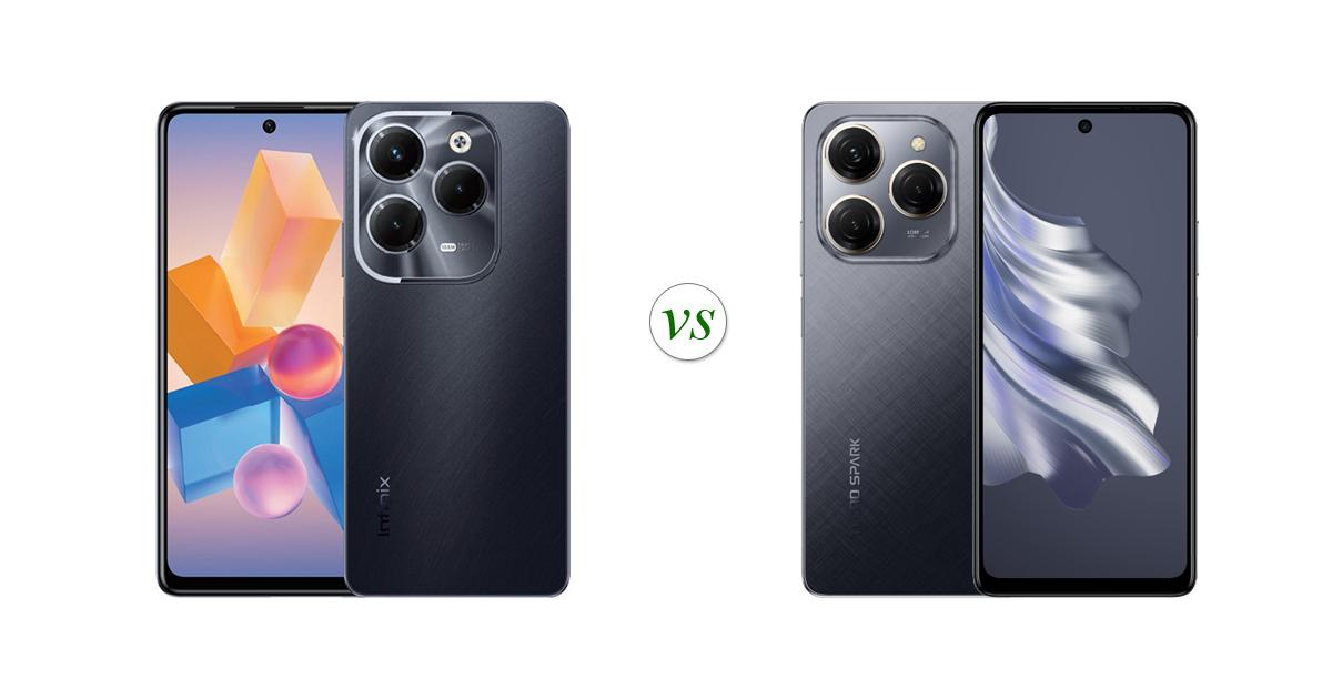 Infinix HOT 40 Pro vs TECNO SPARK 20 Pro: Side by Side Specs Comparison