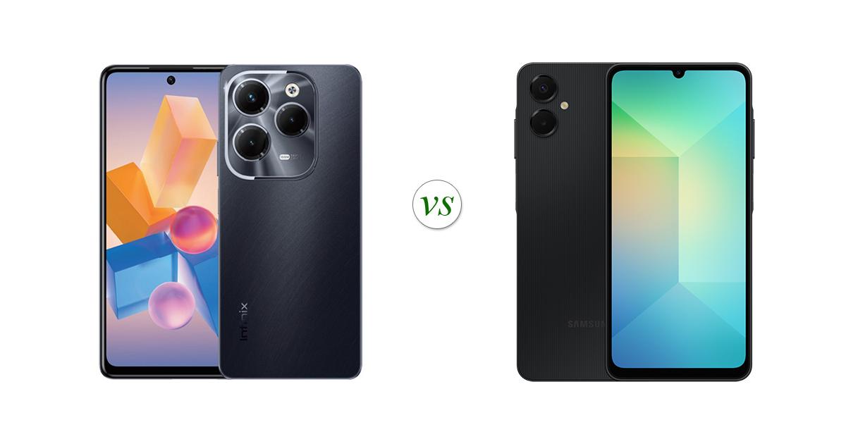 Infinix HOT 40 Pro vs SAMSUNG Galaxy A06 5G: Side by Side Specs Comparison