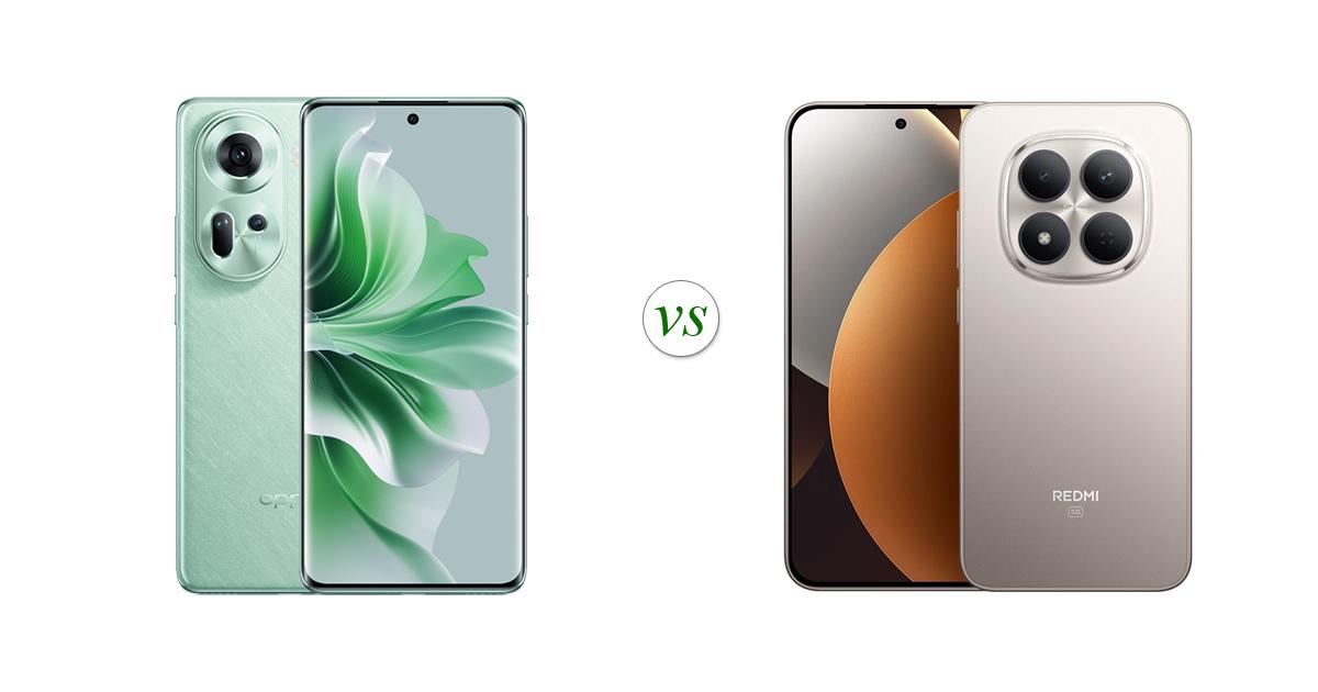 OPPO Reno11 5G vs REDMI Note 15 Pro 5G: Side by Side Specs Comparison