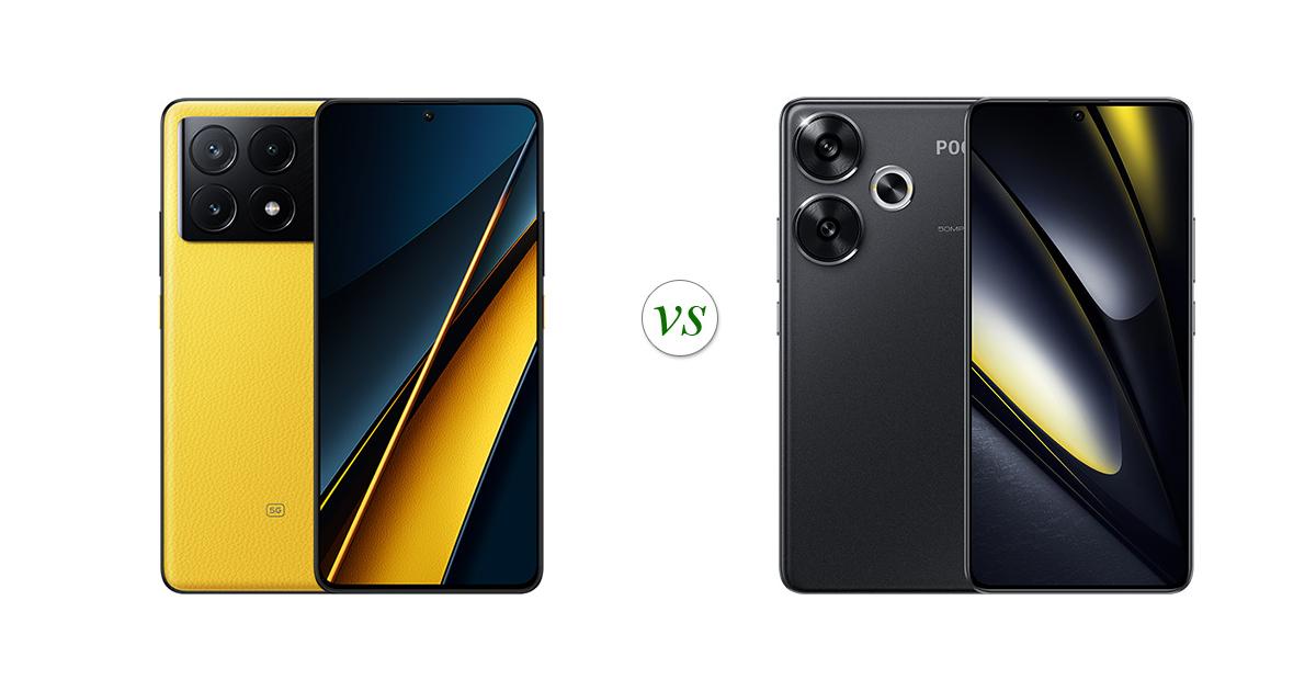 POCO X6 Pro 5G vs POCO F6: Side by Side Specs Comparison