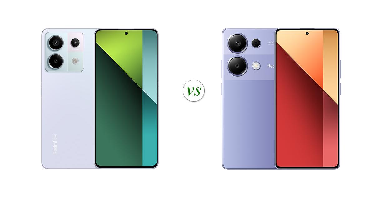 Redmi Note 13 Pro 5G vs Redmi Note 13 Pro: Side by Side Specs Comparison