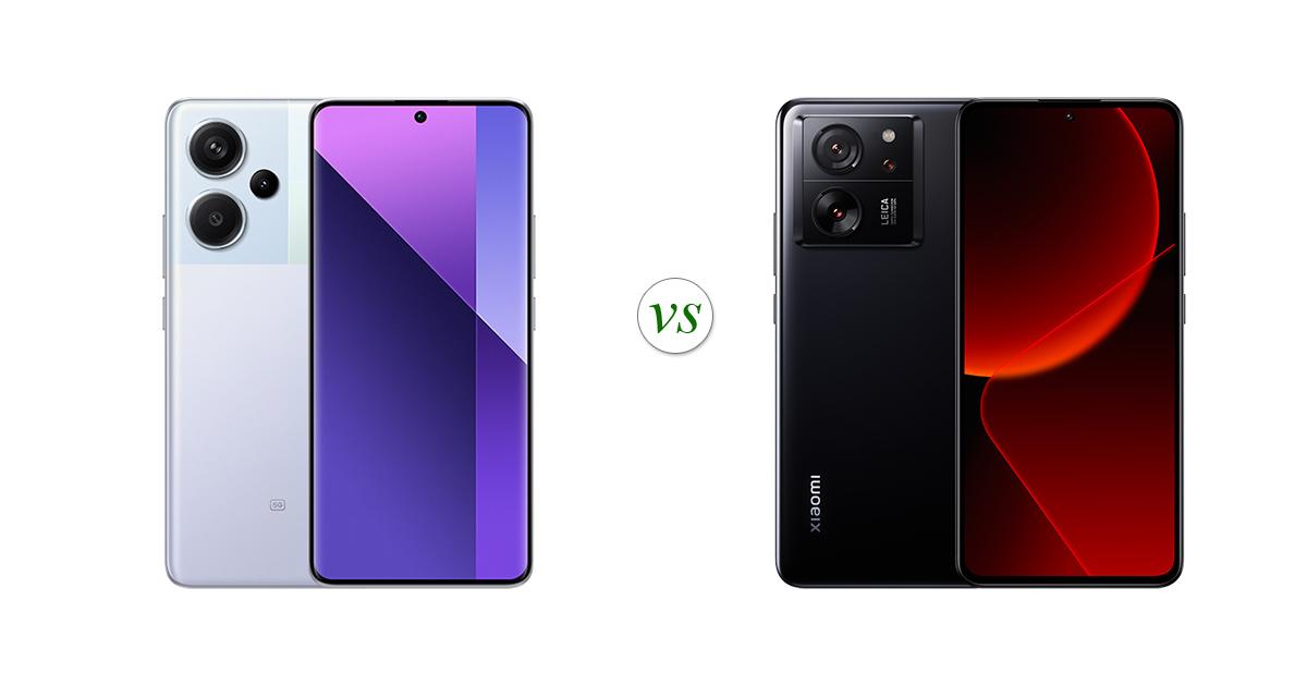 Redmi Note 13 Pro+ 5G vs Xiaomi 13T: Side by Side Specs Comparison
