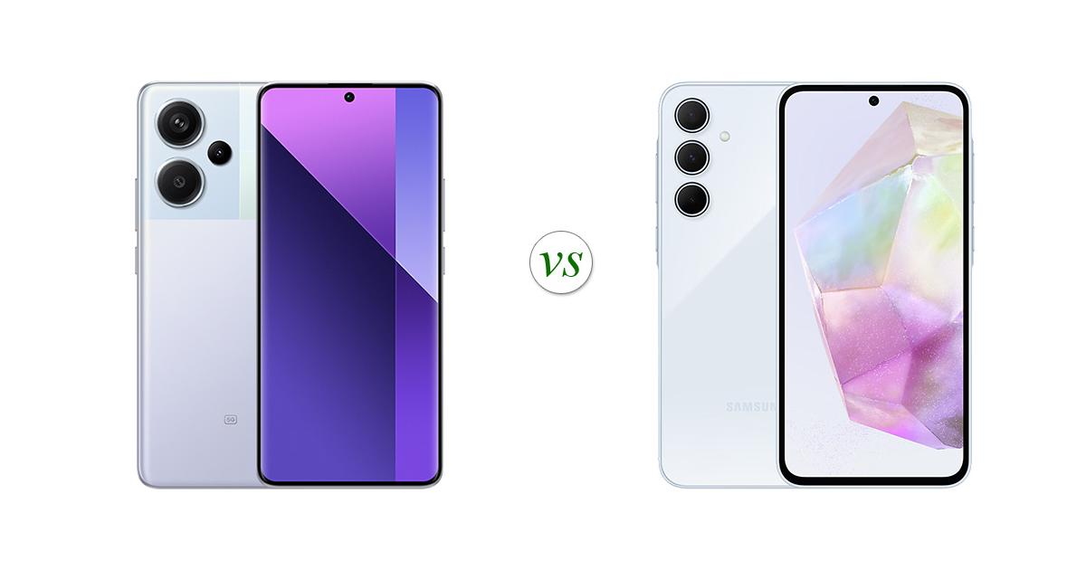 Redmi Note 13 Pro+ 5G vs Samsung Galaxy A35 5G: Side by Side Specs ...