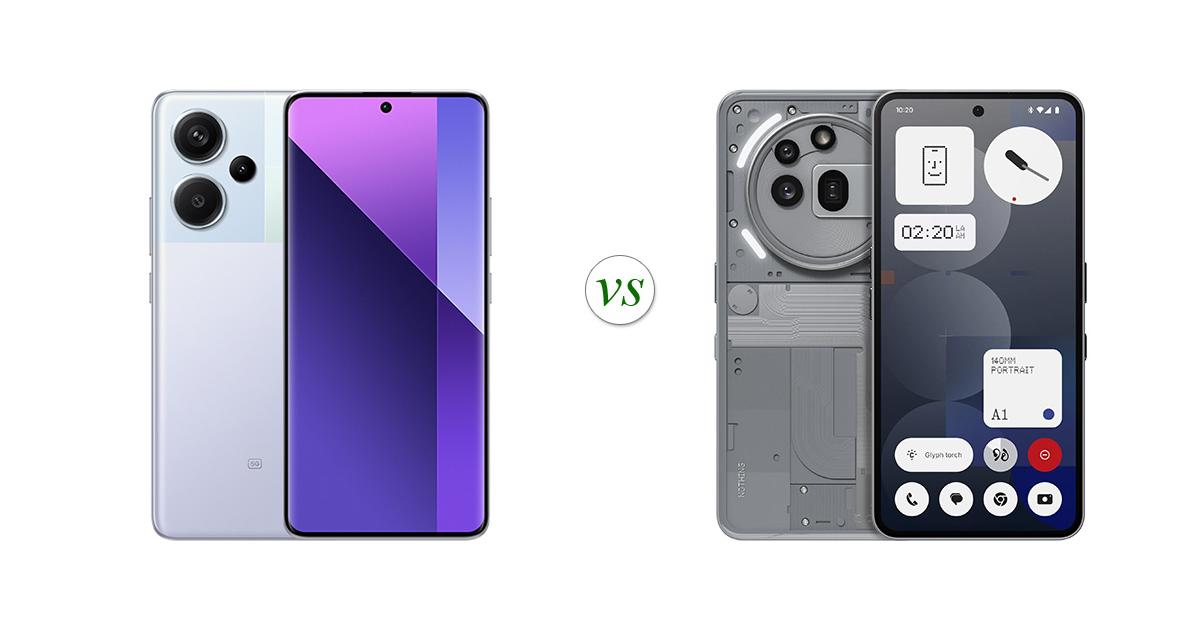 Redmi Note 13 Pro+ 5G vs Nothing Phone (3a) Pro: Side by Side Specs ...