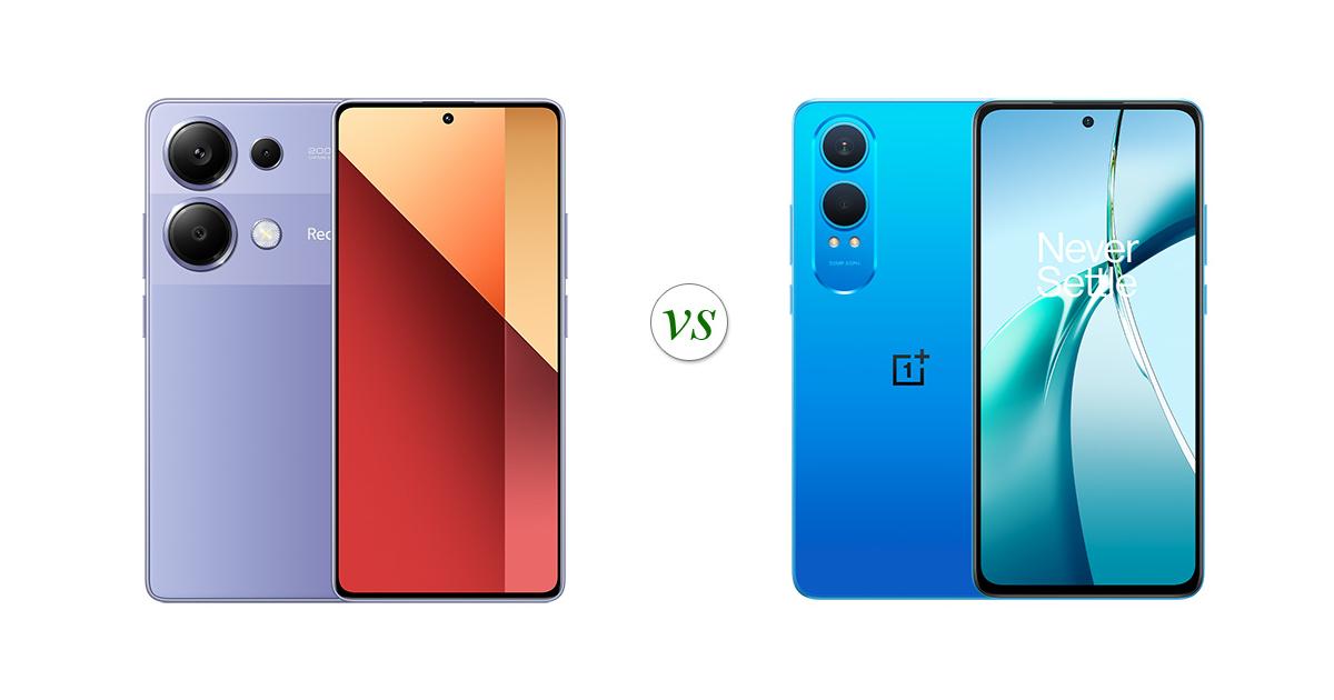 Redmi Note 13 Pro vs OnePlus Nord CE4 Lite 5G: Side by Side Specs ...