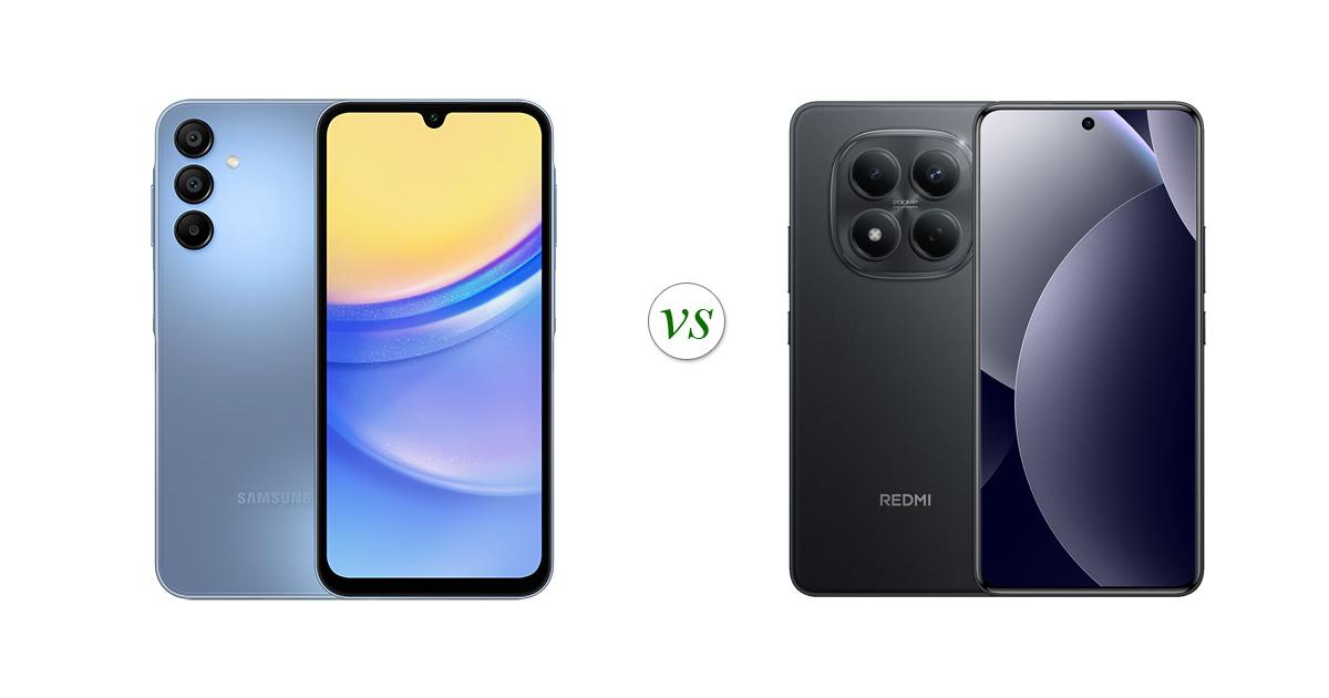 Samsung Galaxy A15 5G vs Redmi Note 15 Pro: Side by Side Specs Comparison