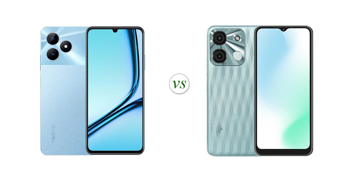realme Note 50 vs itel A60S: Side by Side Specs Comparison