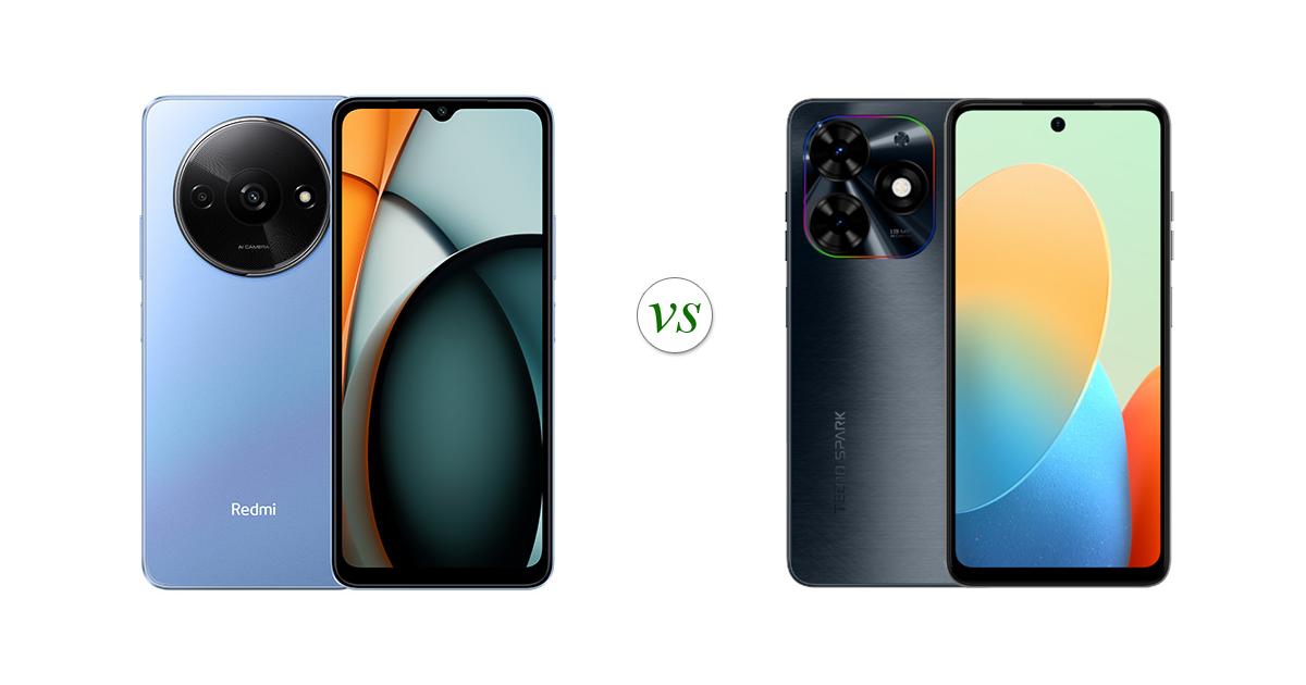 Redmi A3 vs TECNO SPARK Go 2024: Side by Side Specs Comparison