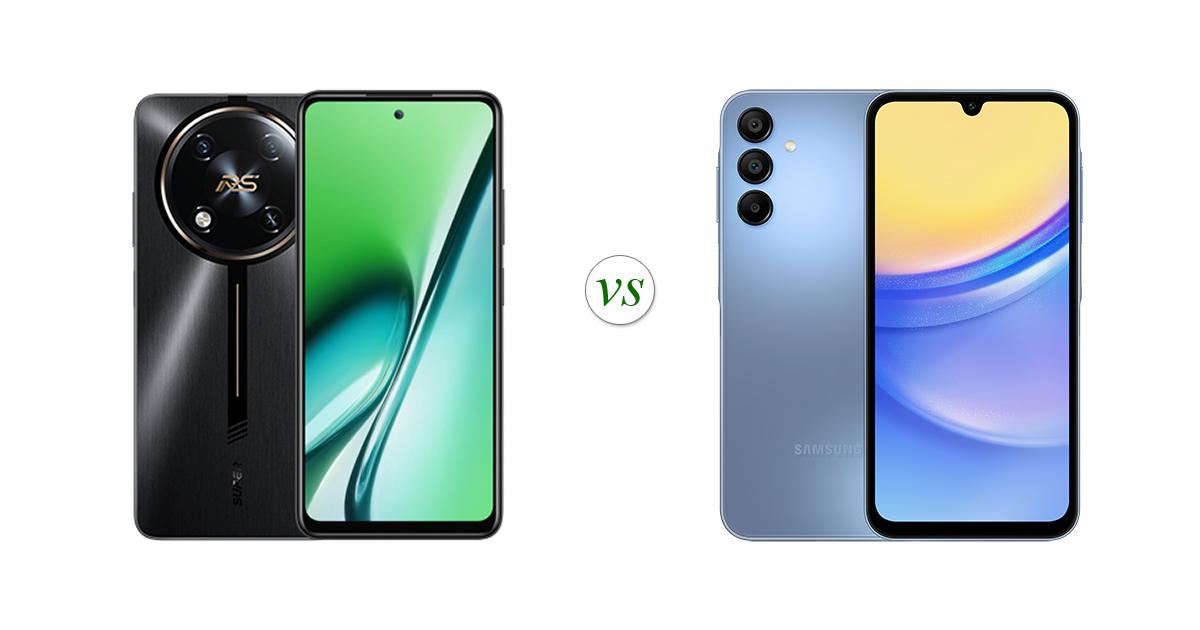 itel RS4 vs Samsung Galaxy A15 5G: Side by Side Specs Comparison