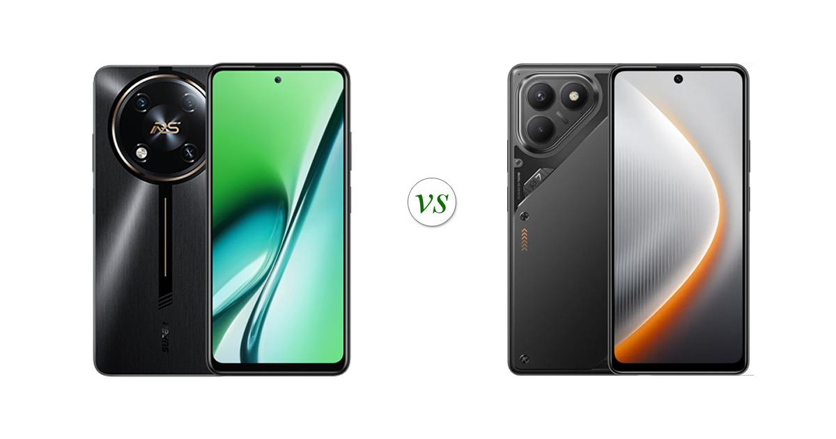 itel RS4 vs TECNO POVA 7: Side by Side Specs Comparison