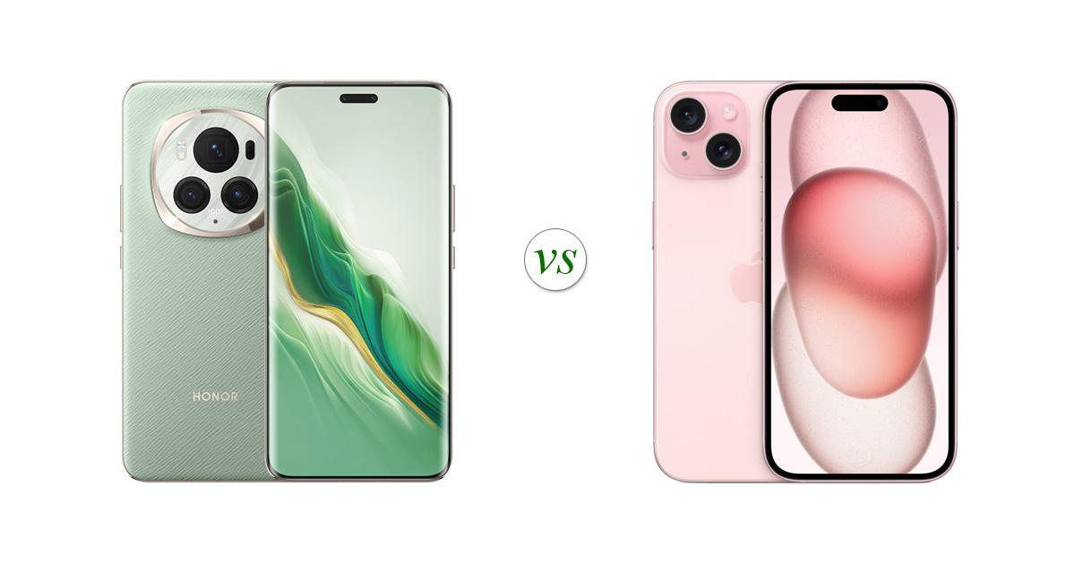 HONOR Magic6 Pro vs Apple iPhone 15: Side by Side Specs Comparison