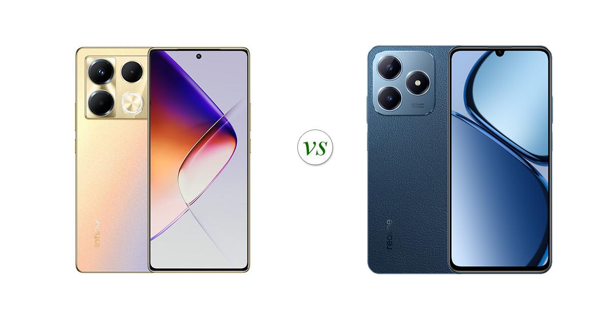Infinix NOTE 40 vs realme C63: Side by Side Specs Comparison