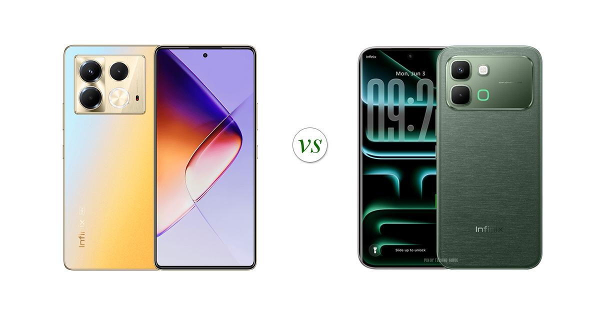 Infinix NOTE 40 5G vs Infinix NOTE Edge 5G: Side by Side Specs Comparison