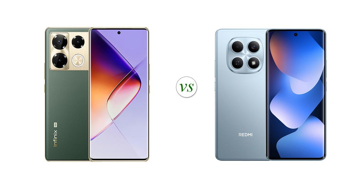 Infinix NOTE 40 Pro vs Redmi Note 15: Side by Side Specs Comparison