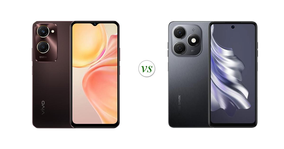 vivo Y18 vs TECNO SPARK 20: Side by Side Specs Comparison