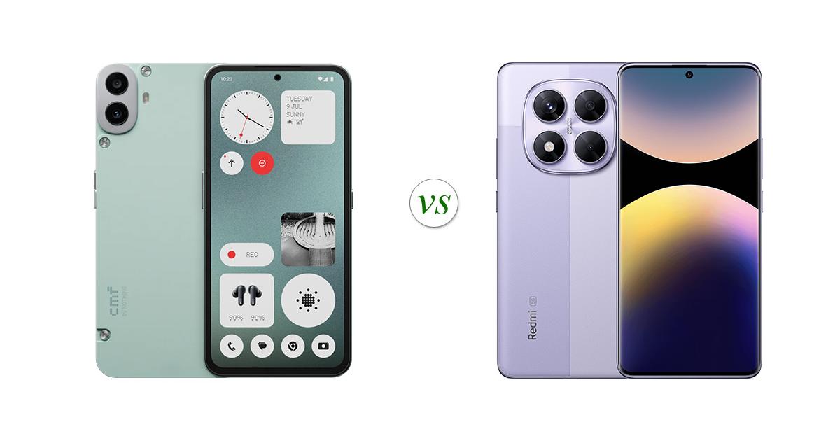 CMF Phone 1 vs Redmi Note 14 Pro 5G: Side by Side Specs Comparison