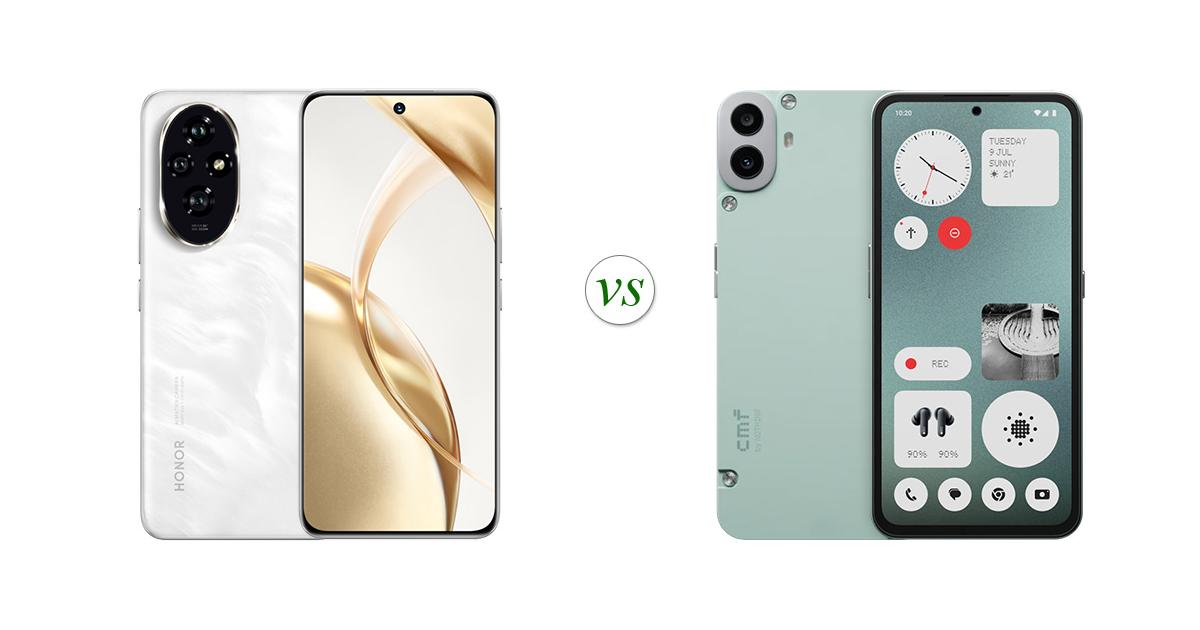 HONOR 200 vs CMF Phone 1: Side by Side Specs Comparison