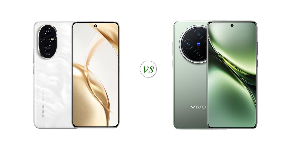 HONOR 200 vs vivo X200: Side by Side Specs Comparison
