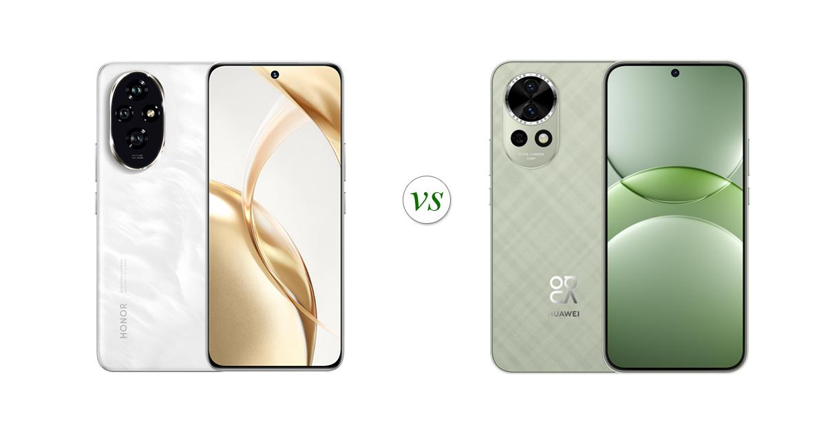 HONOR 200 vs HUAWEI nova 13: Side by Side Specs Comparison