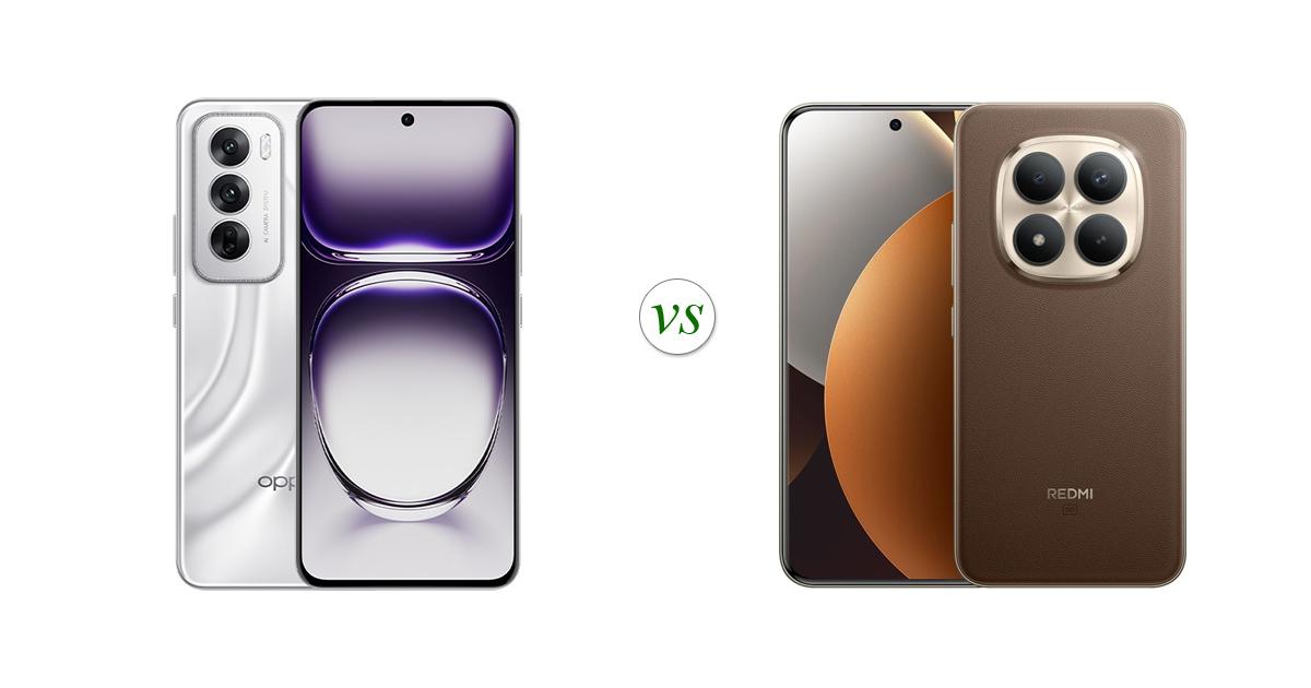 OPPO Reno12 5G vs Redmi Note 15 Pro+ 5G: Side by Side Specs Comparison
