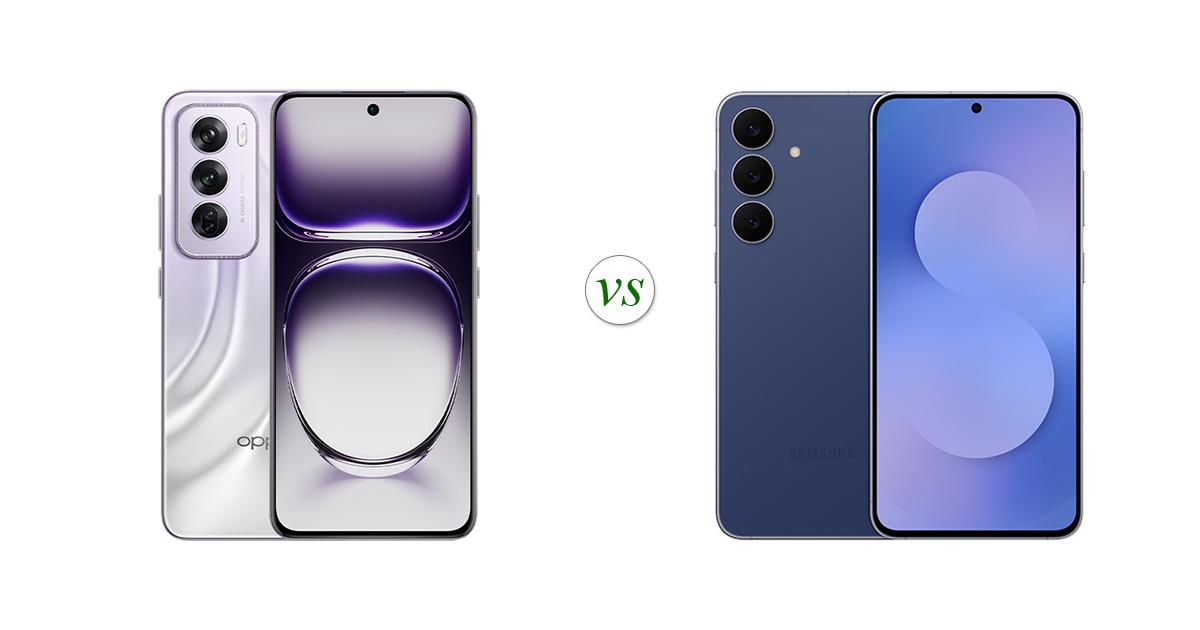 OPPO Reno12 Pro 5G vs SAMSUNG Galaxy S25 FE: Side by Side Specs Comparison