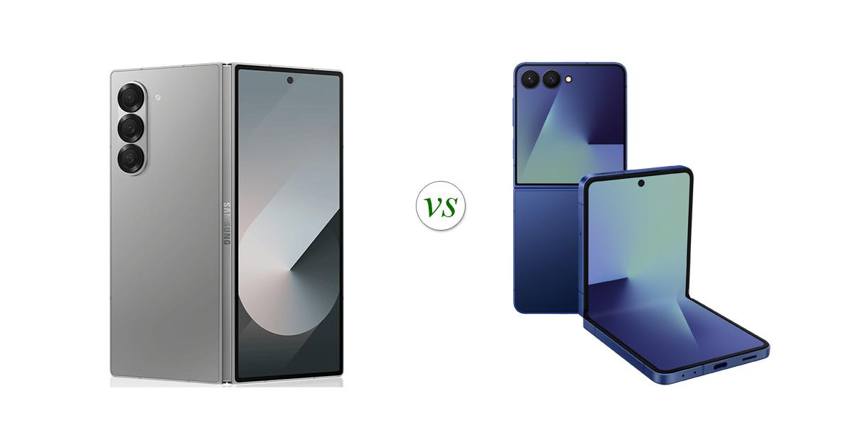 SAMSUNG Galaxy Z Fold6 vs SAMSUNG Galaxy Z Flip7: Side by Side Specs ...