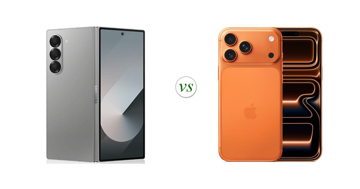 SAMSUNG Galaxy Z Fold6 vs Apple iPhone 17 Pro Max: Side by Side Specs ...