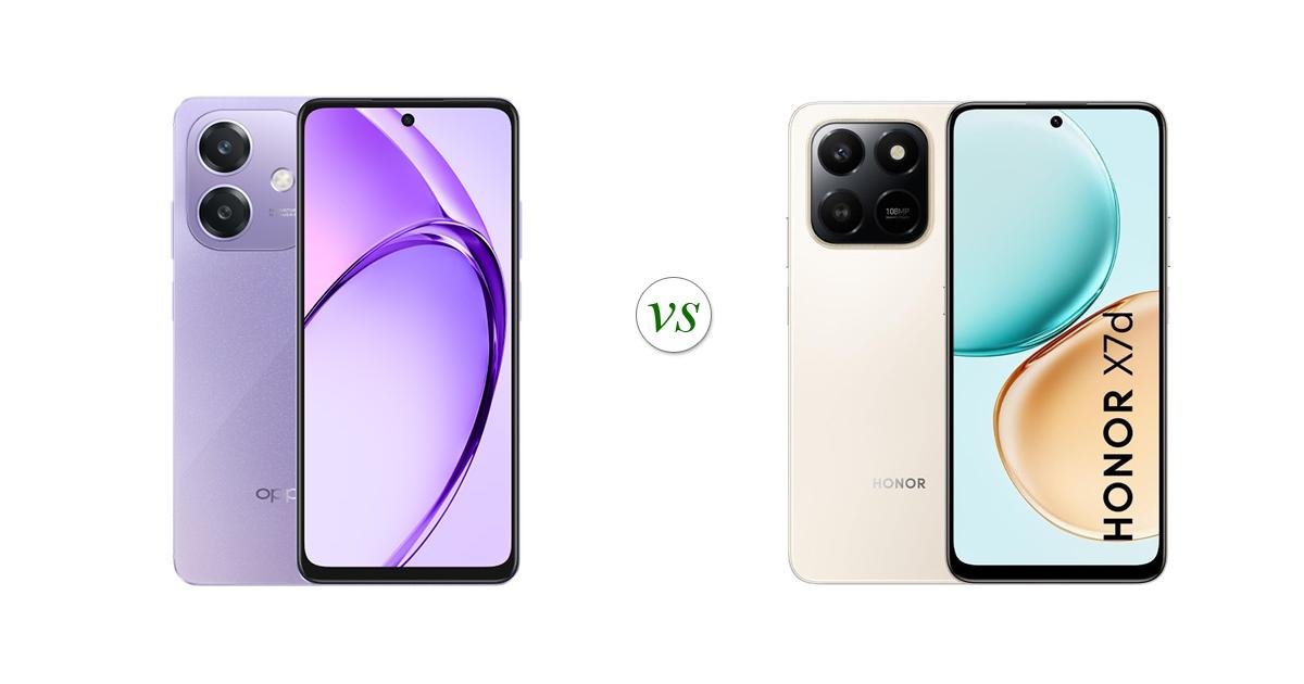 OPPO A3 vs HONOR X7d: Side by Side Specs Comparison