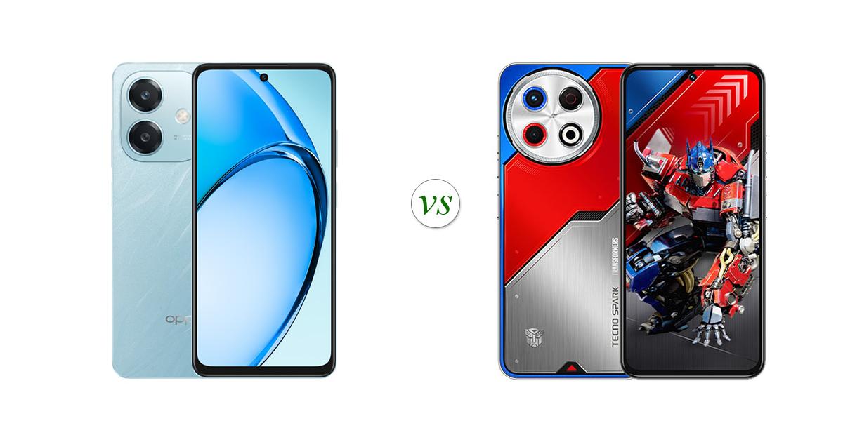 OPPO A3x vs TECNO SPARK 30 Pro: Side by Side Specs Comparison