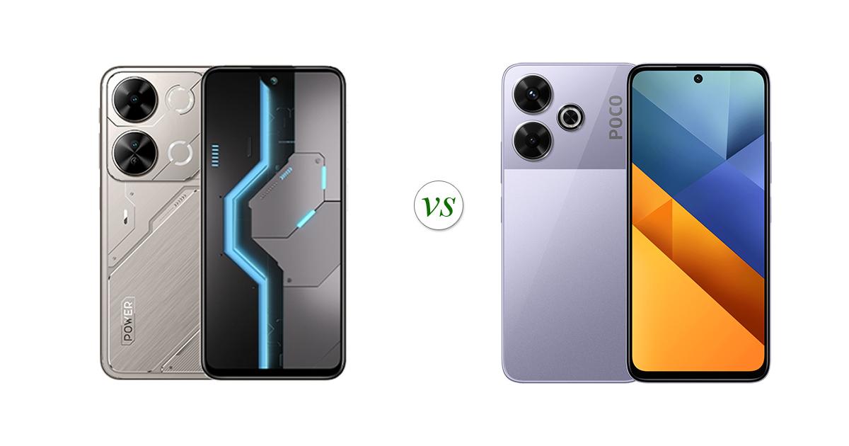 itel P65 vs POCO M6: Side by Side Specs Comparison