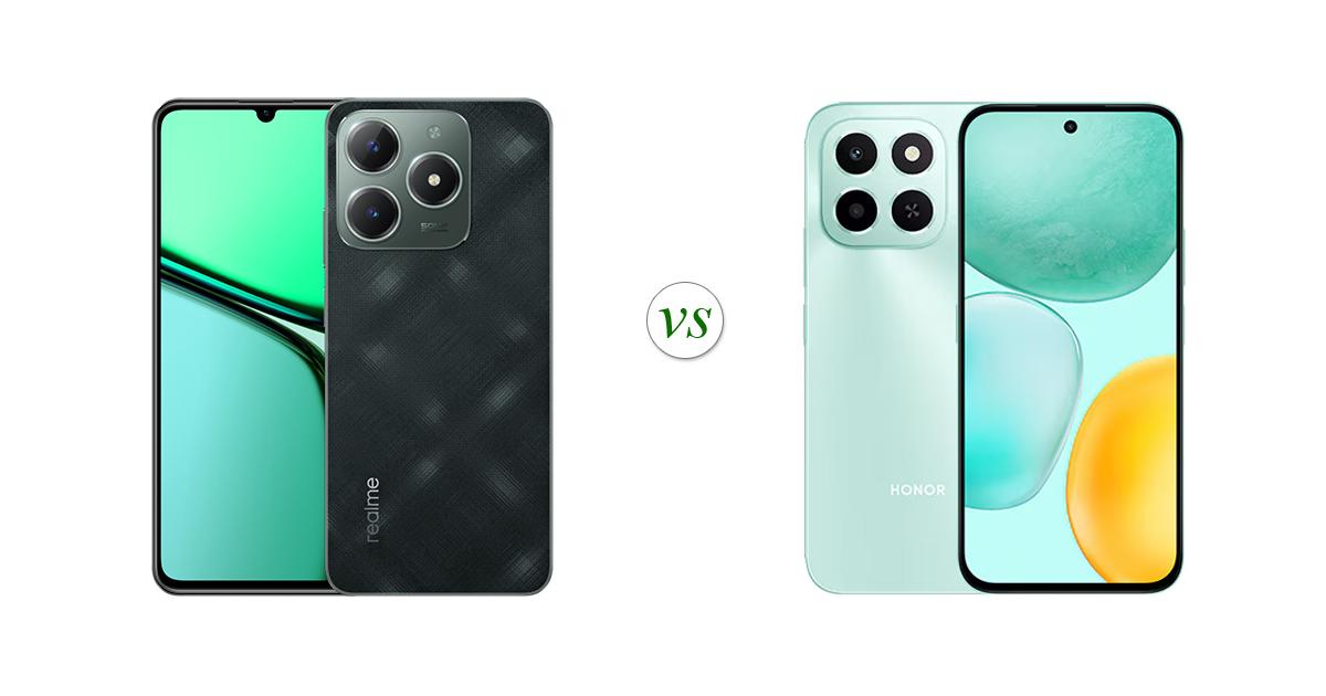 realme C61 vs HONOR X6c: Side by Side Specs Comparison