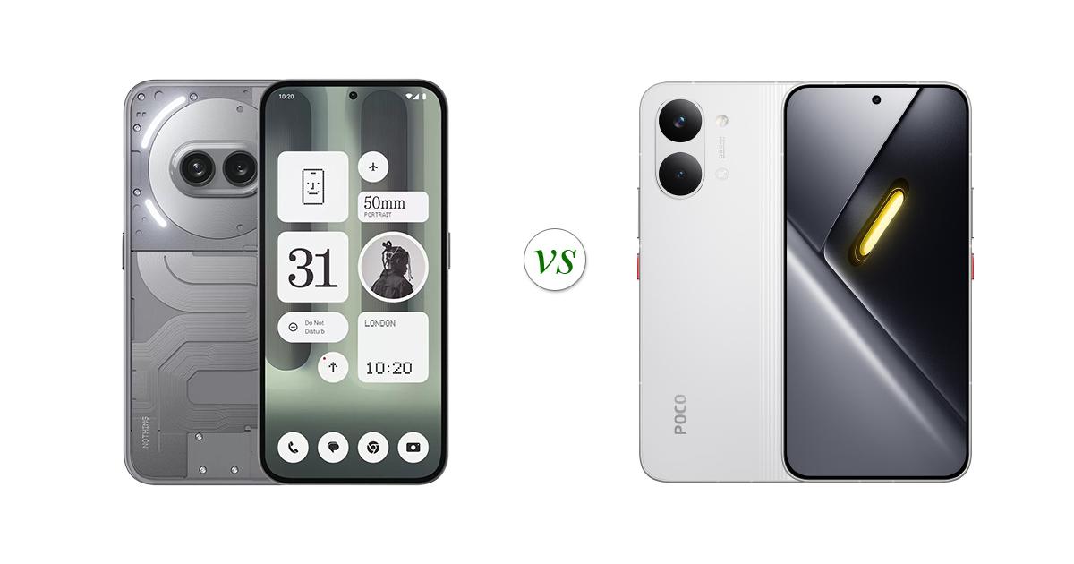 Nothing Phone (2a) Plus vs POCO X8 Pro Max: Side by Side Specs Comparison