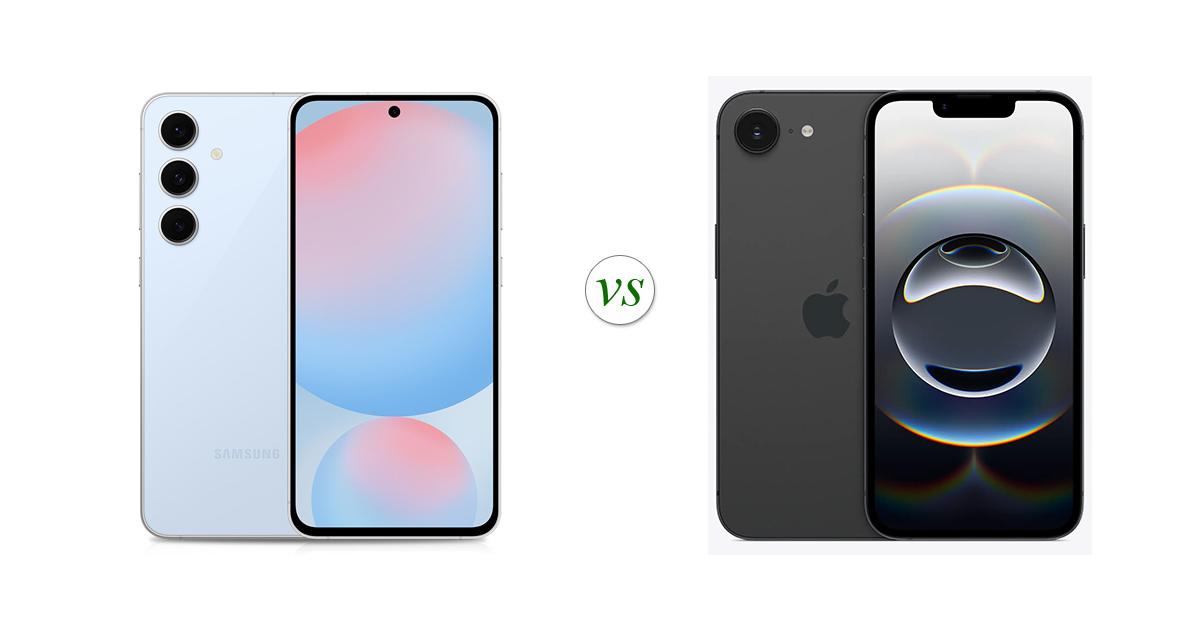 Samsung Galaxy S24 FE vs Apple iPhone 16e: Side by Side Specs Comparison