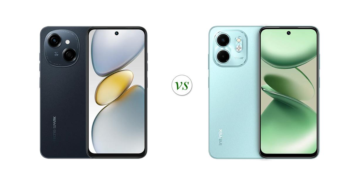 TECNO SPARK Go 1 vs Infinix SMART 9 HD: Side by Side Specs Comparison